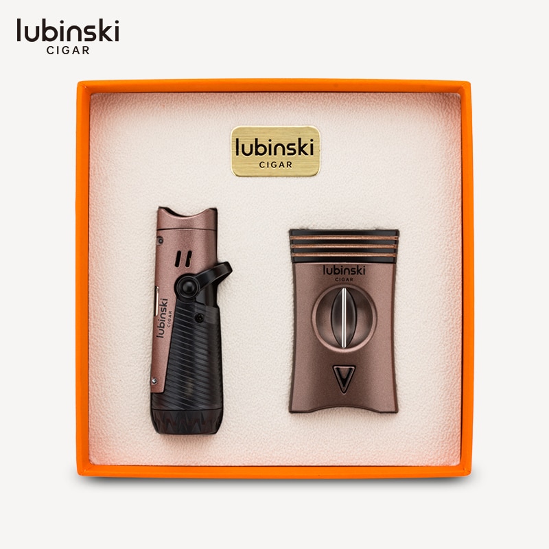 LUBINSKI Metal Two-Piece Gift Set - Sydney Cigar House