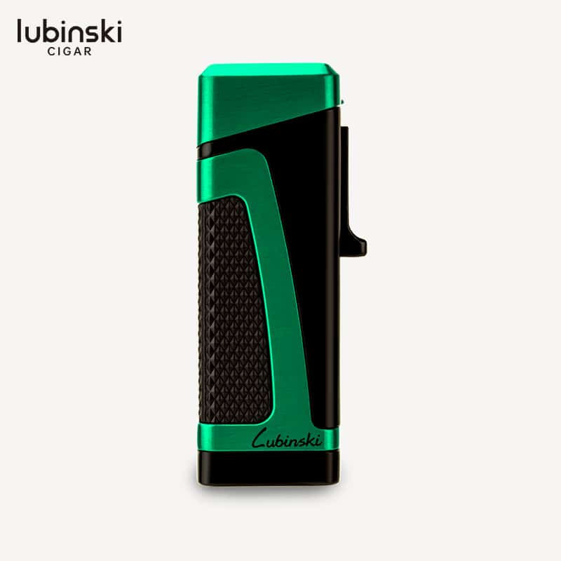 LUBINSKI Cuboid Triple Jet Lighter - Sydney Cigar House
