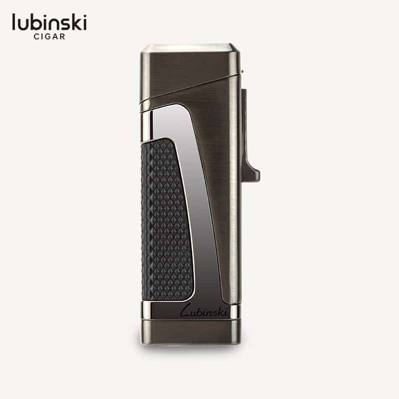 LUBINSKI Cuboid Triple Jet Lighter - Sydney Cigar House