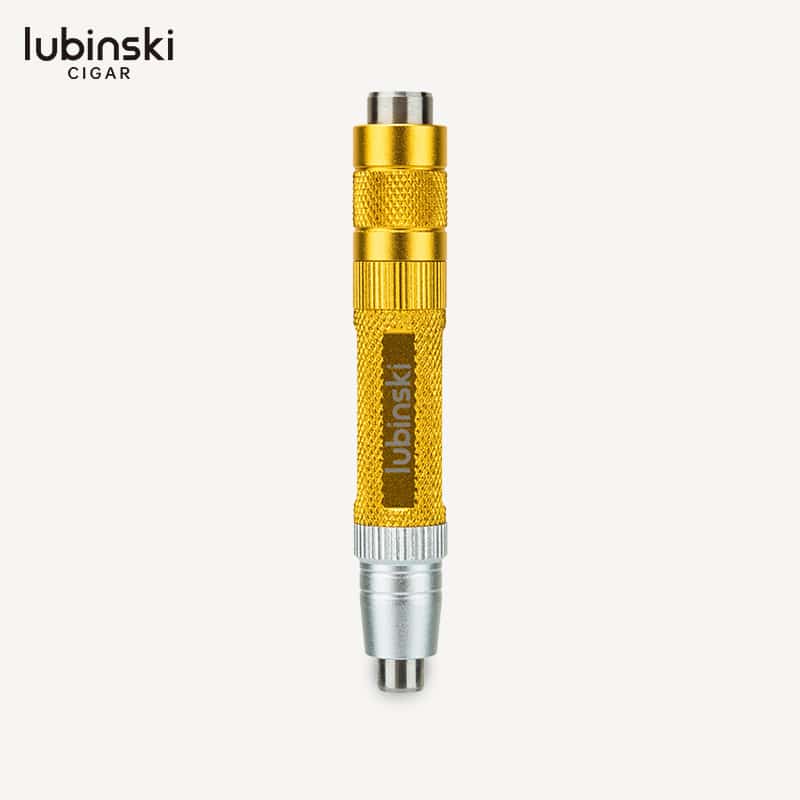 LUBINSKI Cigar Punch With Holding Needle - Sydney Cigar House